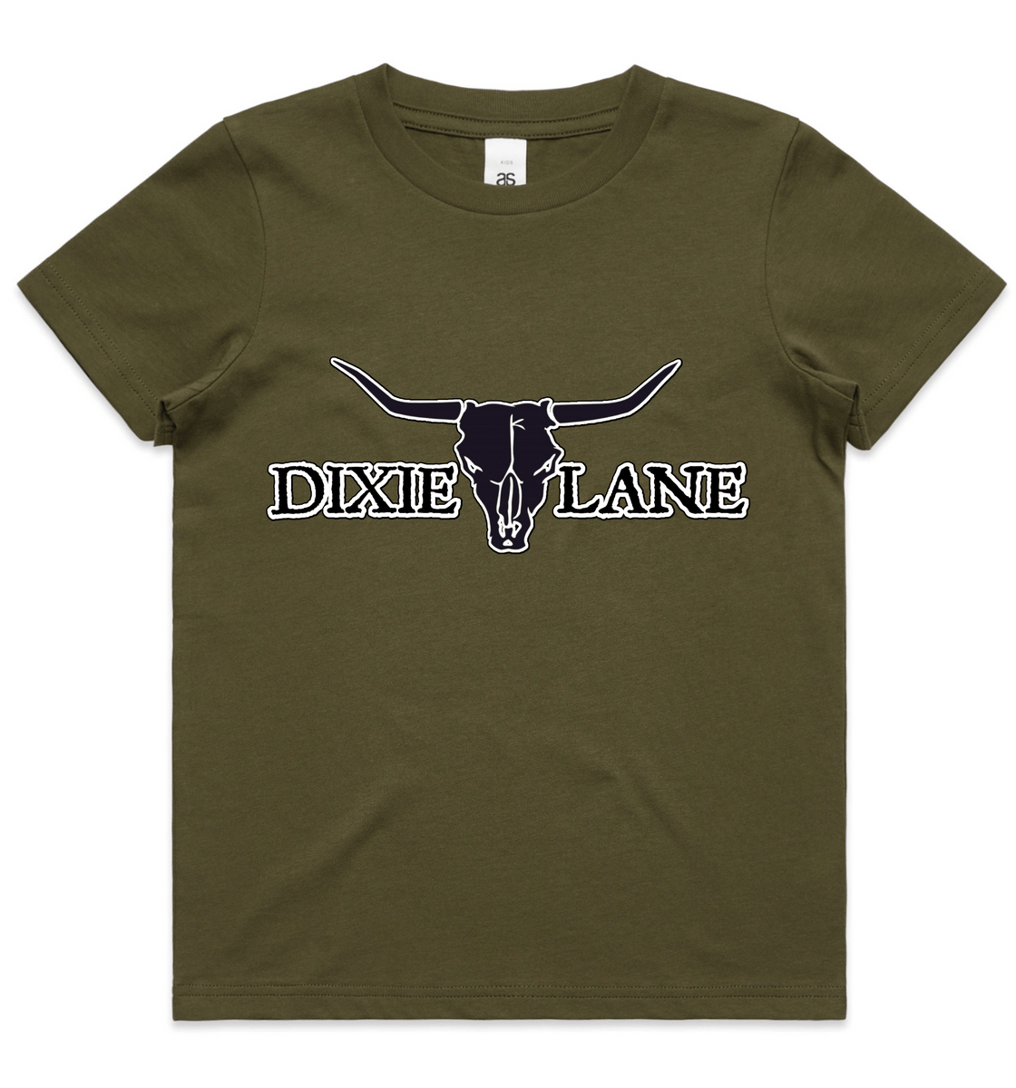 Boys Dixie Lane Logo T - ARMY – Dixie Lane AUS