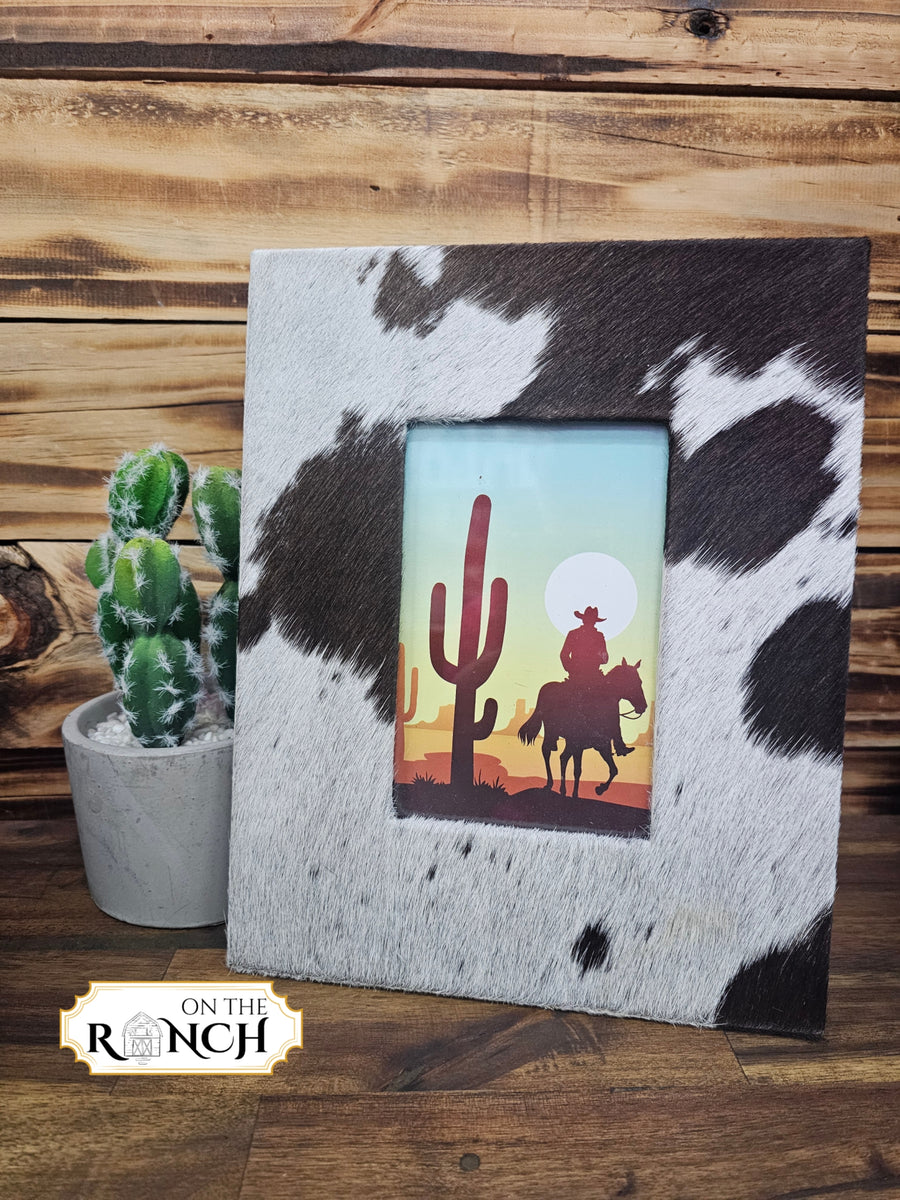 Cowhide Photo Frame – Dixie Lane AUS