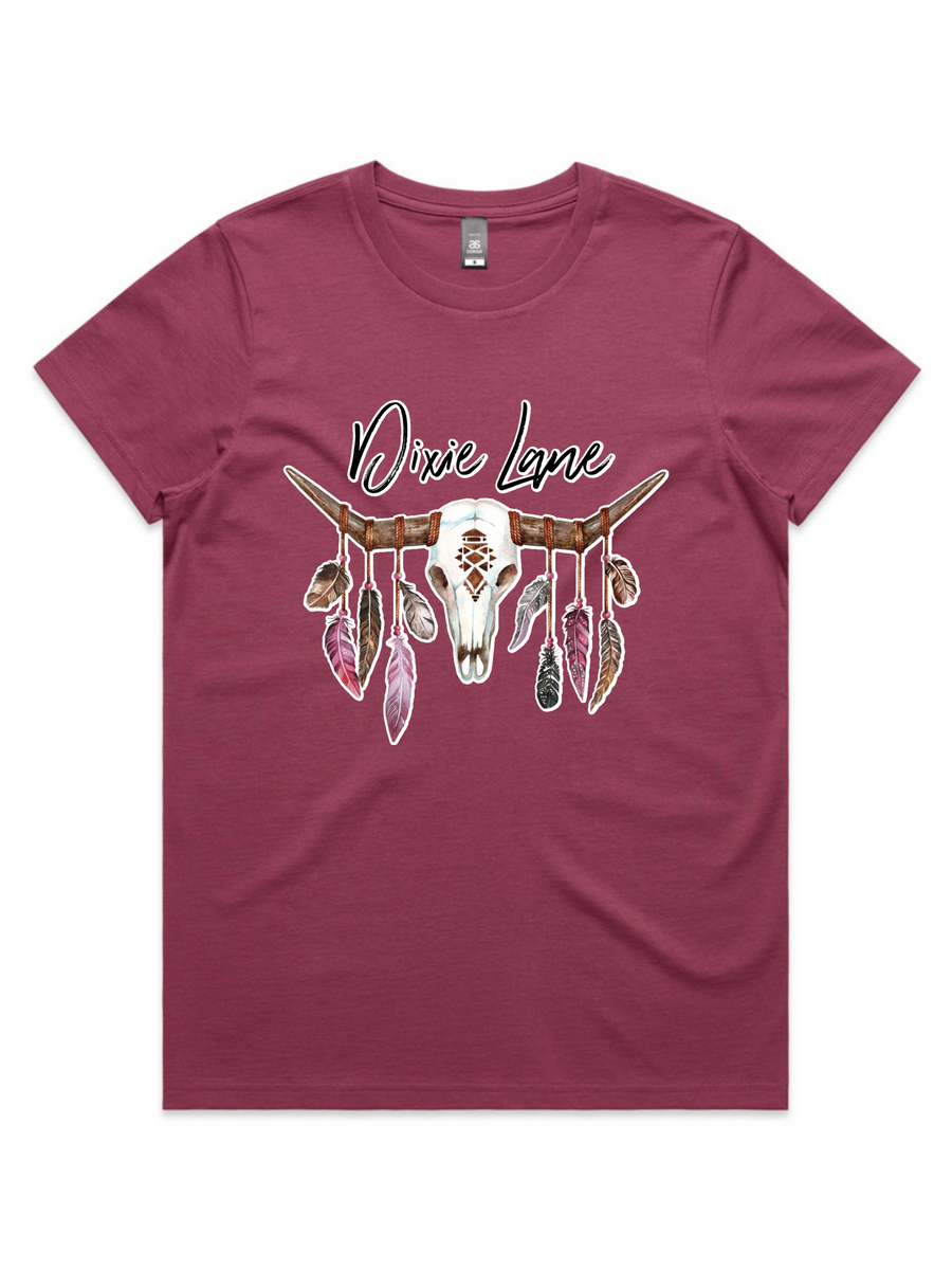 Dixie Lane Logo T - Berry – Dixie Lane AUS